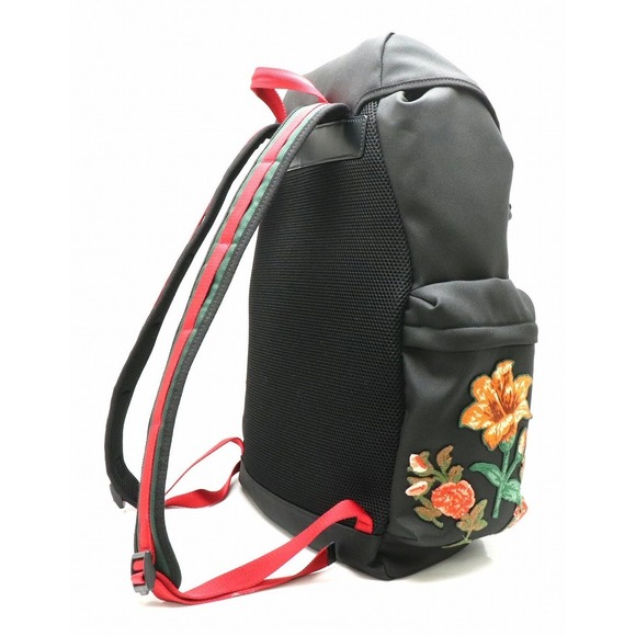 Gucci | Bags | Gucci Tiger Backpack Multicolor Black Leather ...